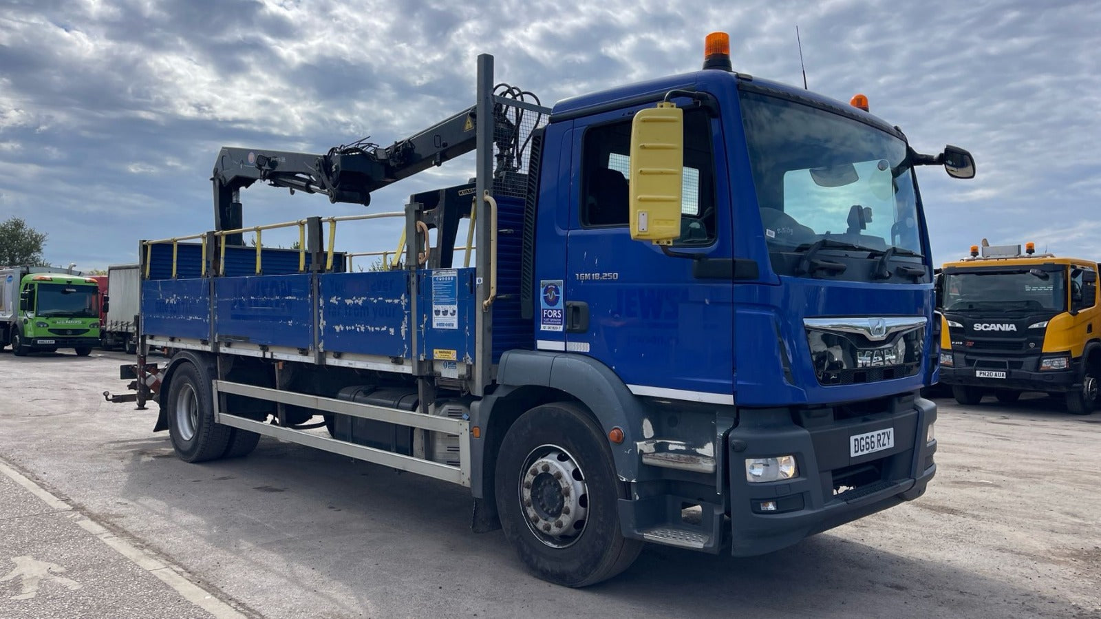 MAN TGM 18.250 Crane Mounted Rigid Truck – 2016 – JK Logistics Ltd